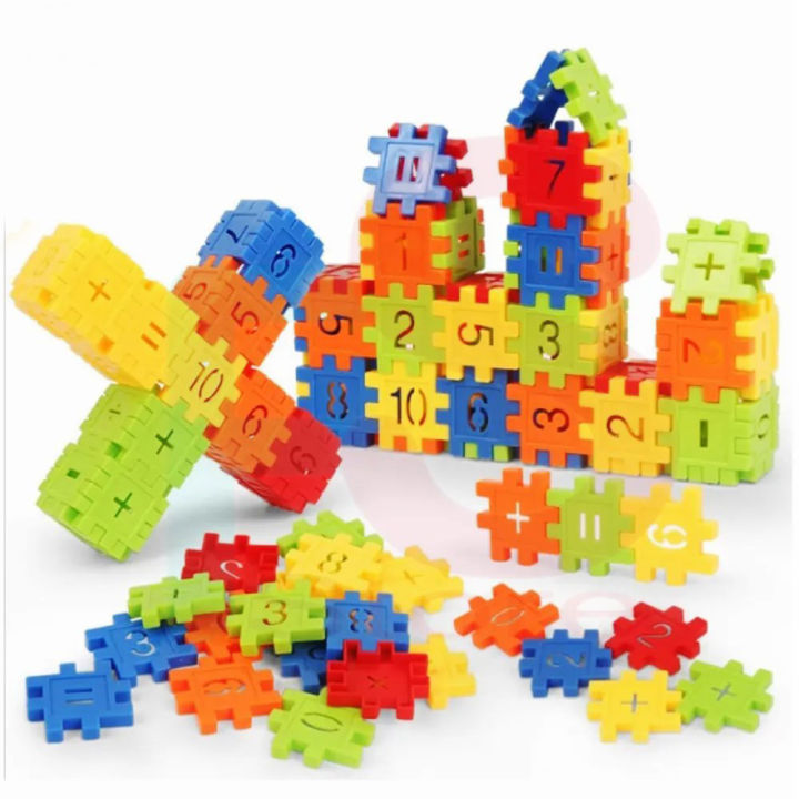 Number Educational Building Blocks Set For Kids Plastic pipe blocks ...