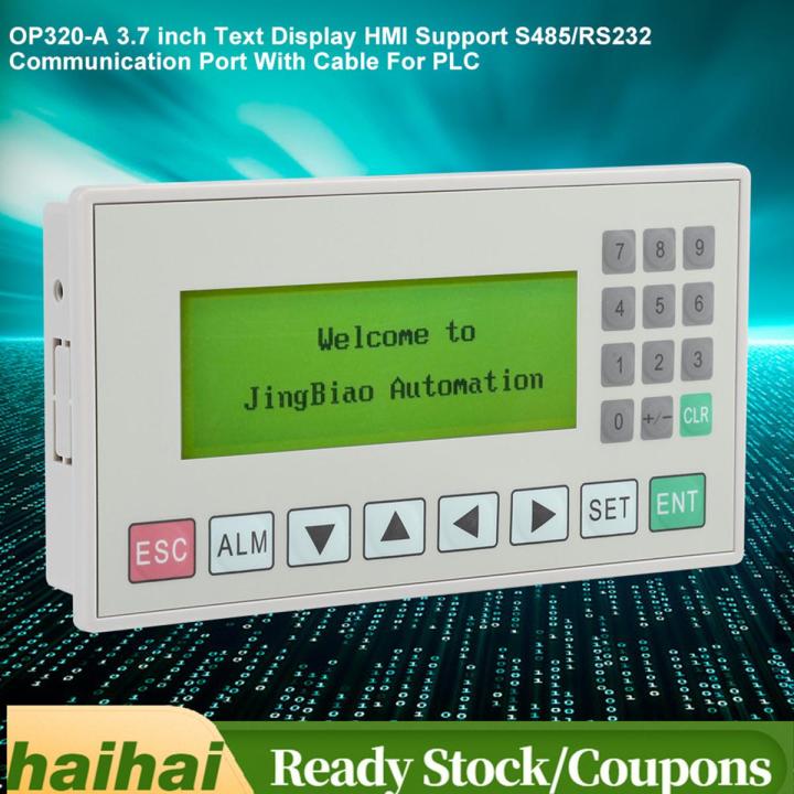 Text Display 3.7inch OP320-A HMI Panel LCD Screen W/ RS232/RS485 For ...