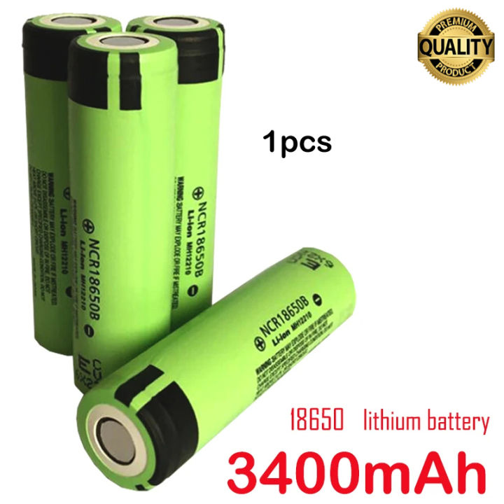 Battery 3.7v NCR18650B 3400mAh Li-Ion Batteries Made in Japan | Daraz.com.bd
