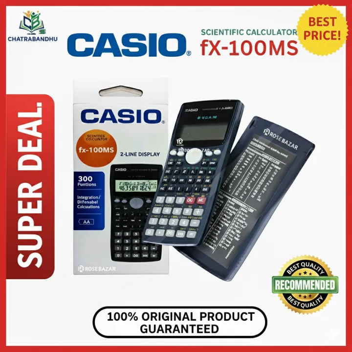 FX 100MS Scientific Calculator, Calculator (1st edition)(thailand ...