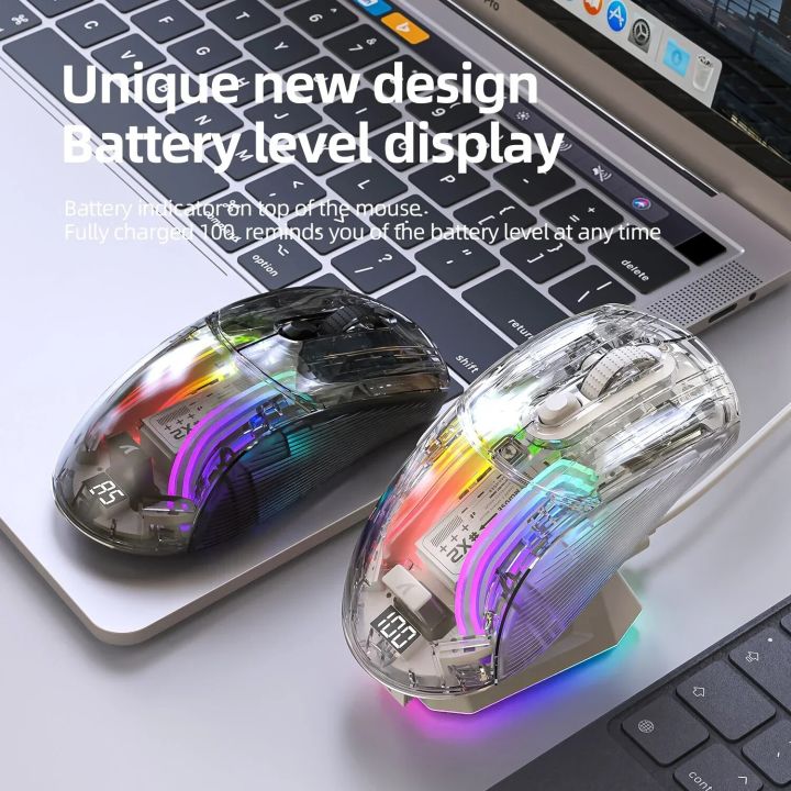 Attack Shark X2 PRO Wireless Bluetooth Gaming Mouse 3-Mode Connection ...
