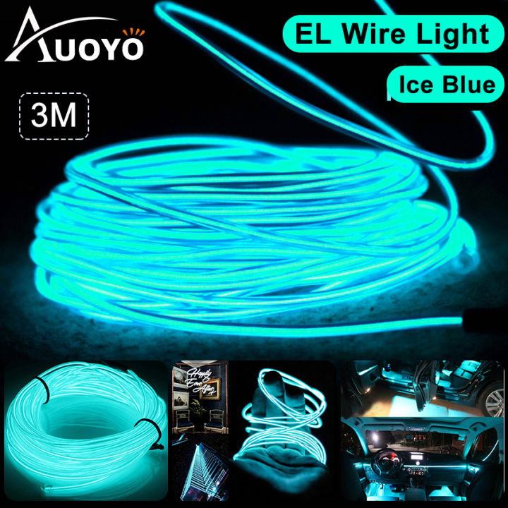 Auoyo Light Strip El Wire String Strip Light Cold Lights Strips Neon ...