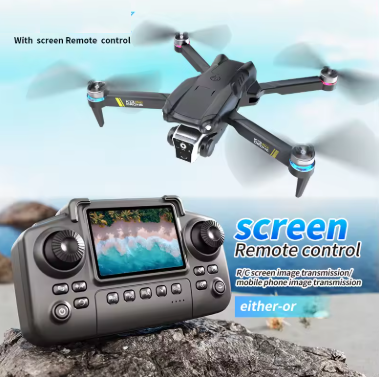 Display Remote Control RC Drone Professional 4K HD Camera WIFI FPV ...