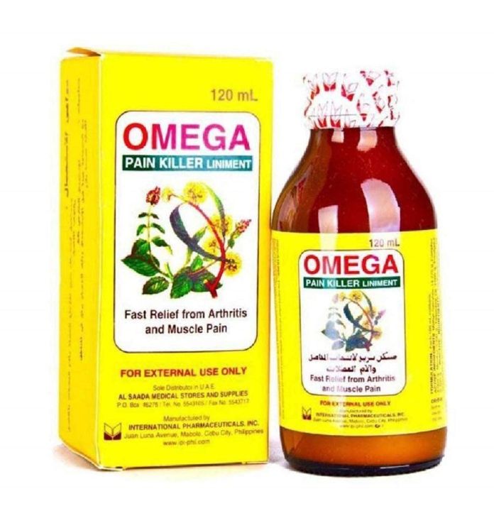 OMEGA Pain Killer Balm Relief Liniment Oil for Arthritis and Muscle ...
