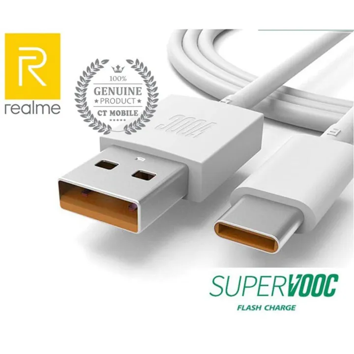 Realme USB Type-C Data Cable Vooc Flash Charging Data Cable | Daraz.com.bd
