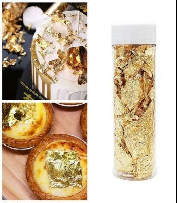 Golden Edible Paper (Tobok) Cake Decoration Topping | Daraz.com.bd