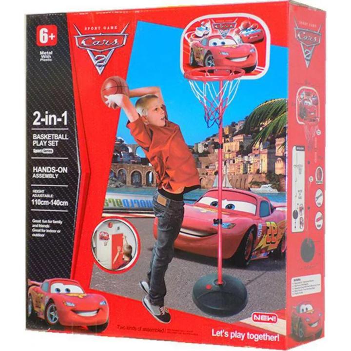 Basketball Play Set Toy for Kids 2 in 1 Adjustable Height 110-140 CM ...