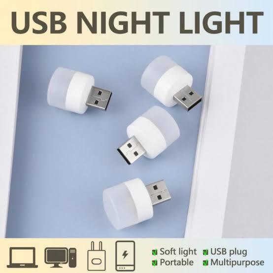 The New Trendy USB Portable LED Lamp Mini Night Light Small Round Lamp ...