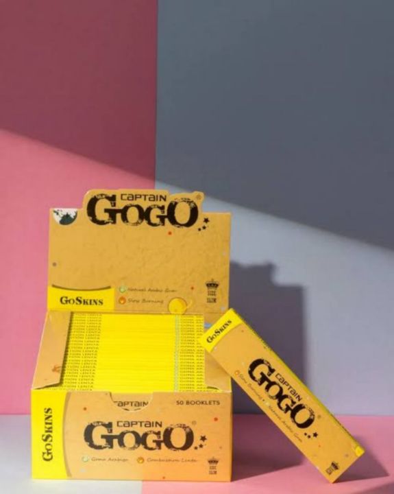 Captain GOGO Full Box Rolloing Paper 22 Packet ( KING SIZE WITH FILTER ...
