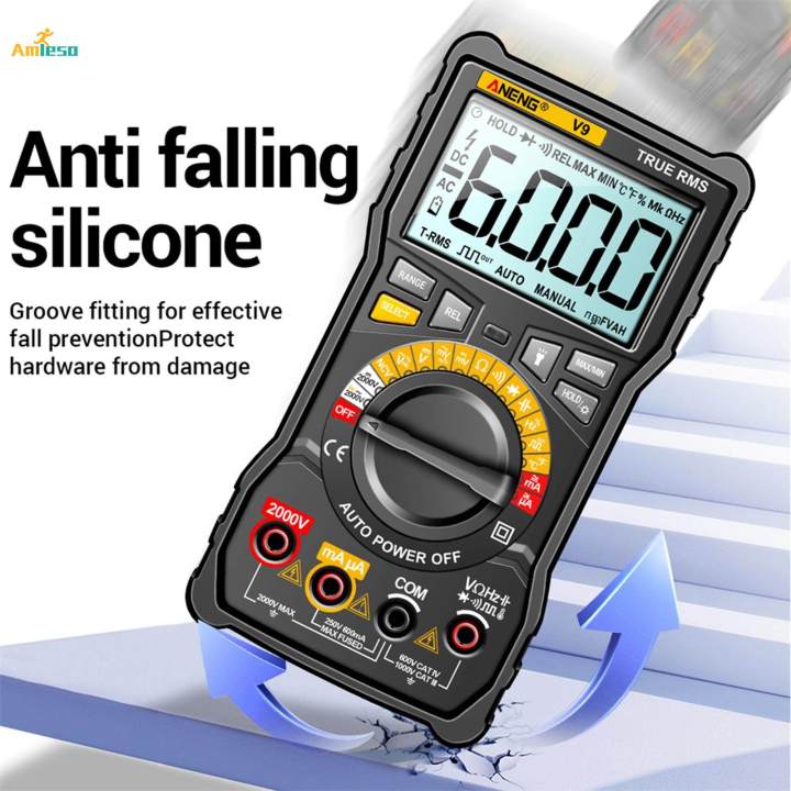 Portable Digital Tester Meter Test Handheld Digital Meter for Circuit ...