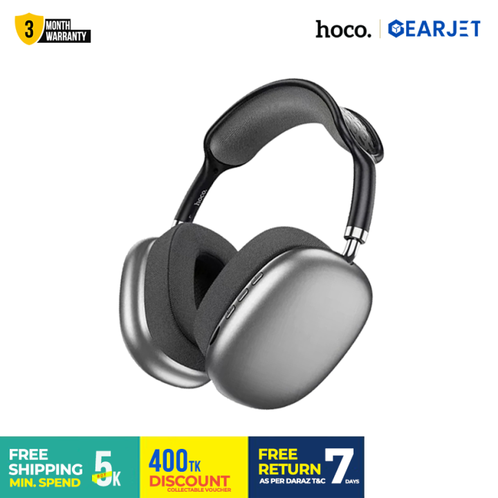 Hoco ESD15 Wireless Bluetooth Headphone 400mAh Long Battery Life Up to ...