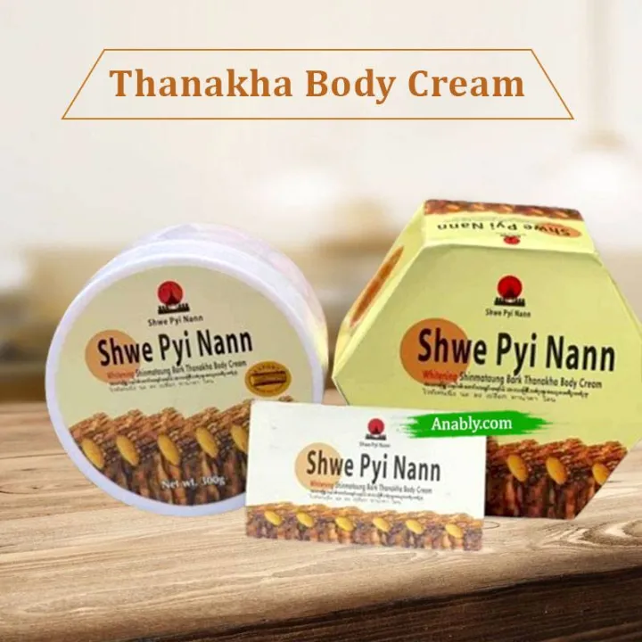 Shwe Pyi Nann Thanaka Whitening Body Cream - 300ml | Daraz.com.bd