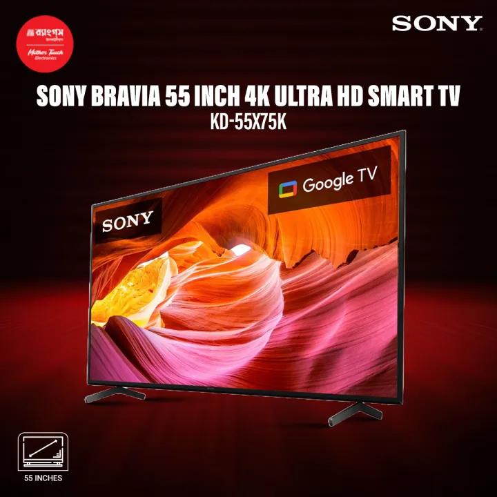 SONY BRAVIA | 55 INCH 4K ULTRA HD | SMART TV GOOGLE TV - KD-55X75K ...