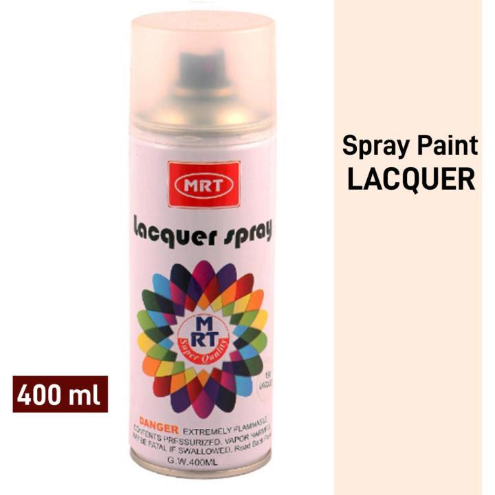MRT Lacquer Spray Paint 400ml - Clear Color/ Burnish color | Daraz.com.bd