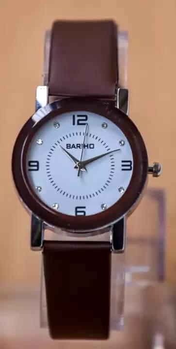 WB01 - Leather Analog Watch For Men - Black | Daraz.com.bd