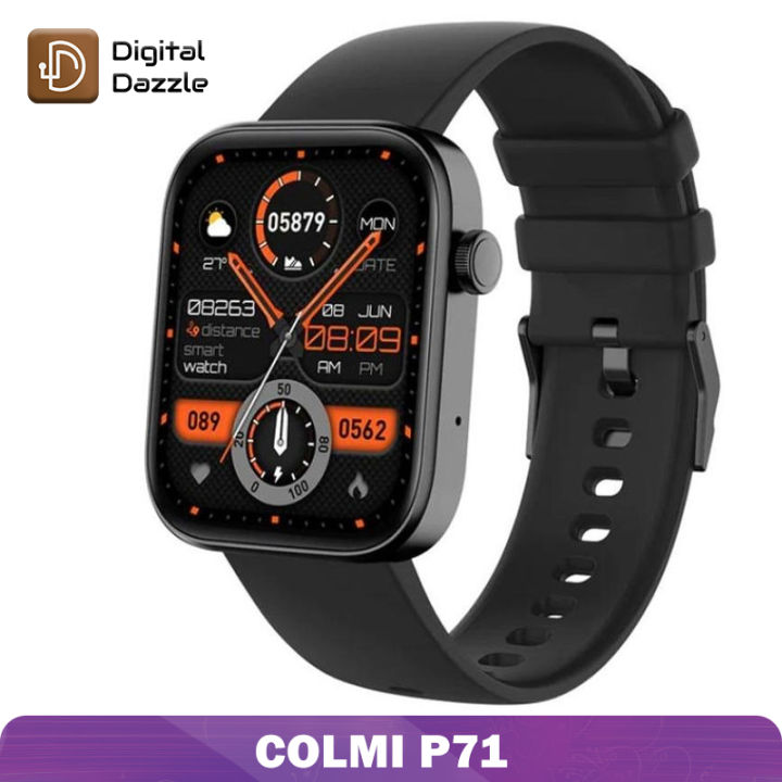 COLMI P71 Bluetooth Calling Smart Watch IP68 Waterproof Smart ...
