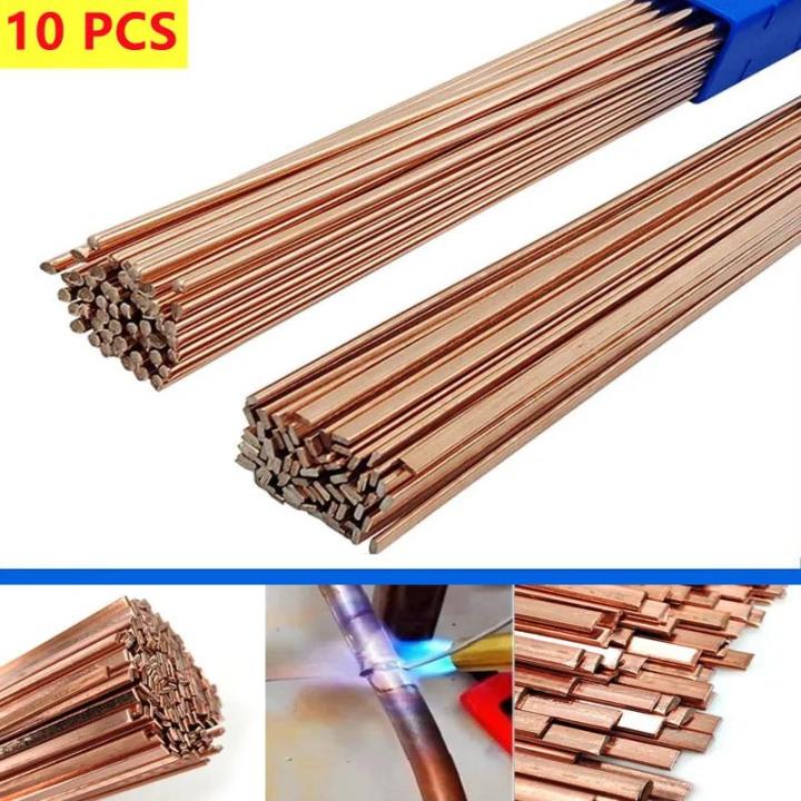 10Pcs Brass Welding Rod Phosphorus Copper Electrode Welding Wire ...