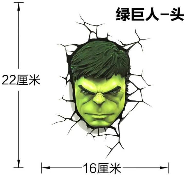 【3C VictoryEagle】Stickers 3D DC Decals Iron Captain Batman Hulks Thor ...