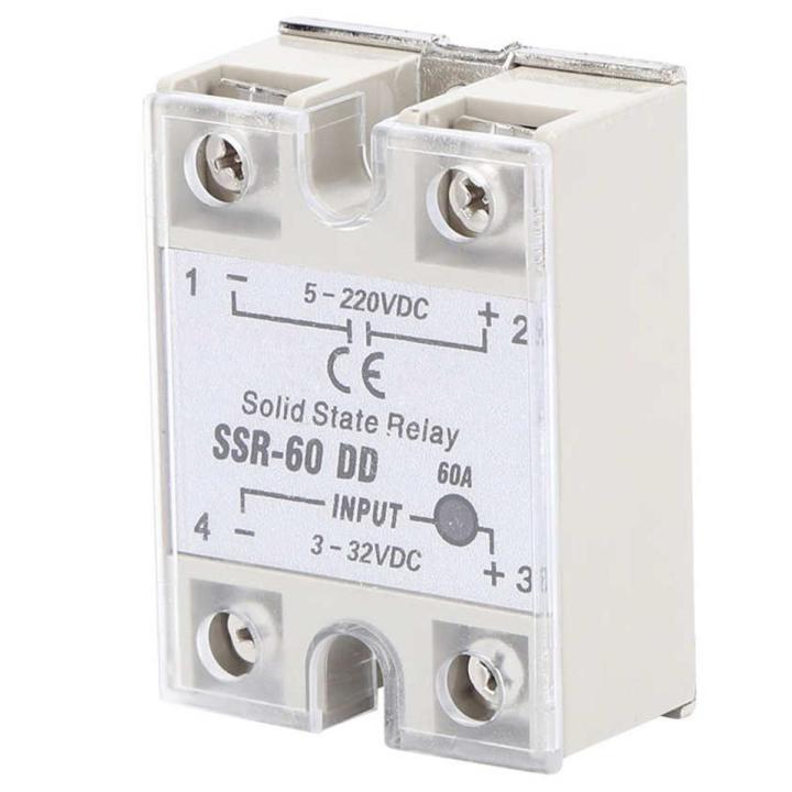 SSR Solid State Relay DC-DC with Non-Contact Switch High Quality SSR60-DD 5-220VDC | Daraz.com.bd