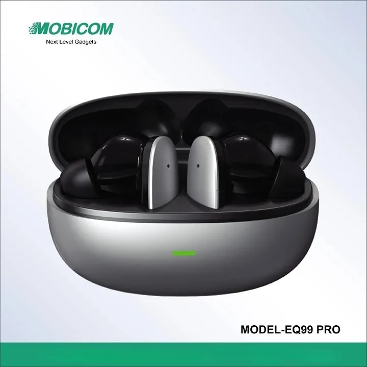 Mobicom EQ99 PRO wireless bluetooth -TWS Earbuds with ANC-ENC Bluetooth ...