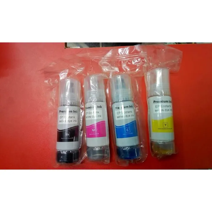Premium ink ep ecotank printer Ink Refill All Color For Printer Ink 4 ...