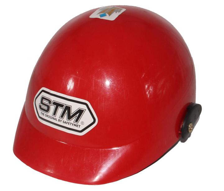 STM Open Face Cap Helmet Red | Daraz.com.bd