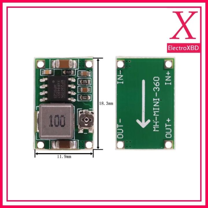 Mini-360 DC DC Step Down Mini 360 BUCK Converter Adjustable Module 4 ...