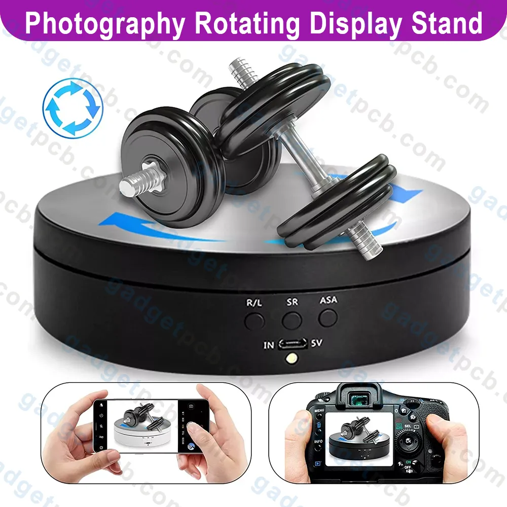 Motorized Rotating Display Stand, 360 Degree Rotating Turntable for ...
