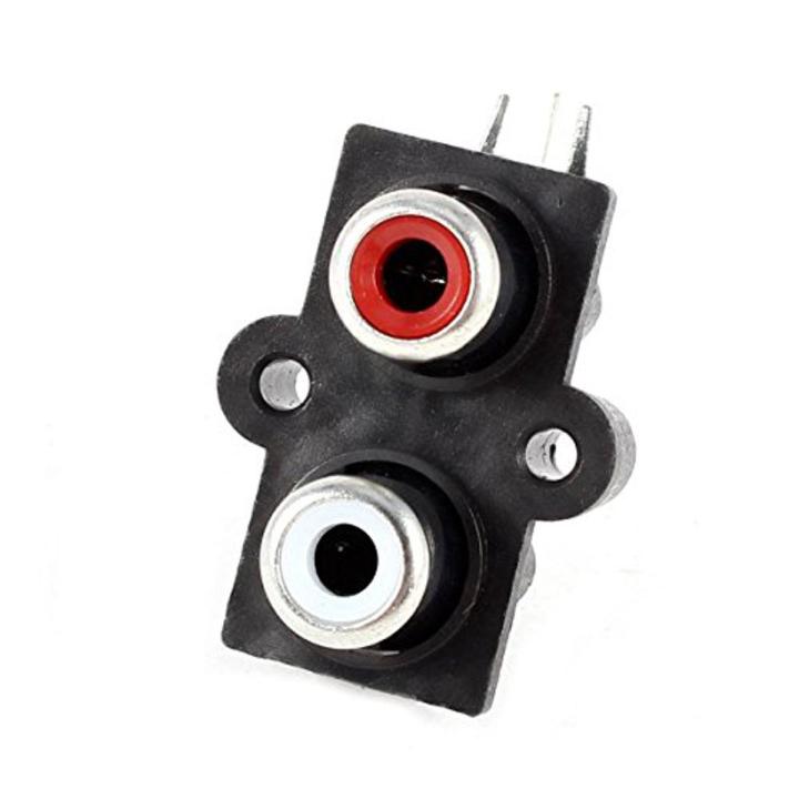 2Pcs- 2 Positions FEMALE Stereo Audio Video Socket 2 Positions AV RCA ...