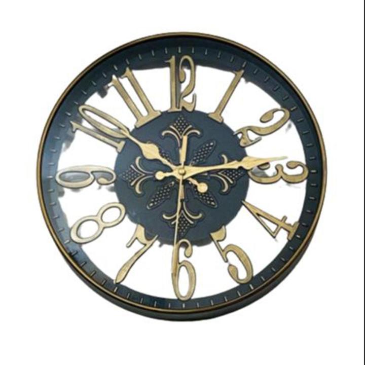 Traditional Wall Clock Round Shape Vintage Fiber Made China Decorative ...