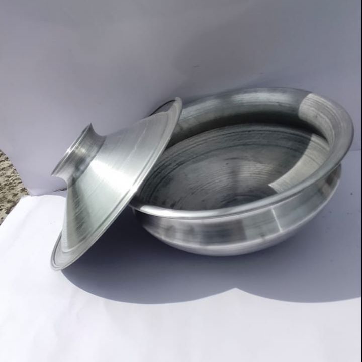 Pure Aluminium Pot Cookware (Patil/ Handi/ Degchi) With Lid | Daraz.com.bd