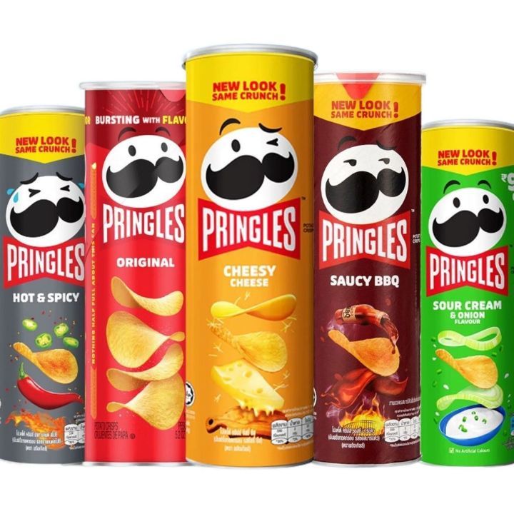 Pringles Chips Variety Pack - Original, Sour Cream & Onion, Salt ...