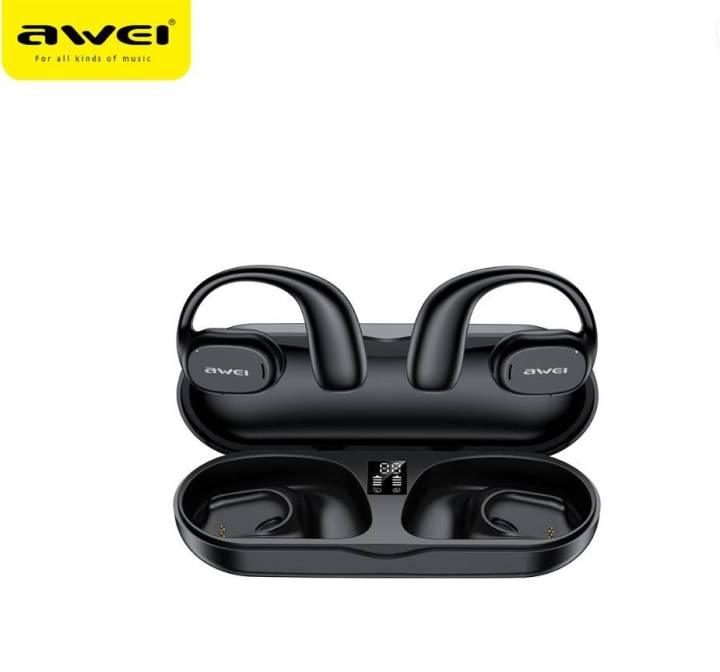 Awei T69 Wireless Air Conduction Bluetooth Earbuds – Black Color ...