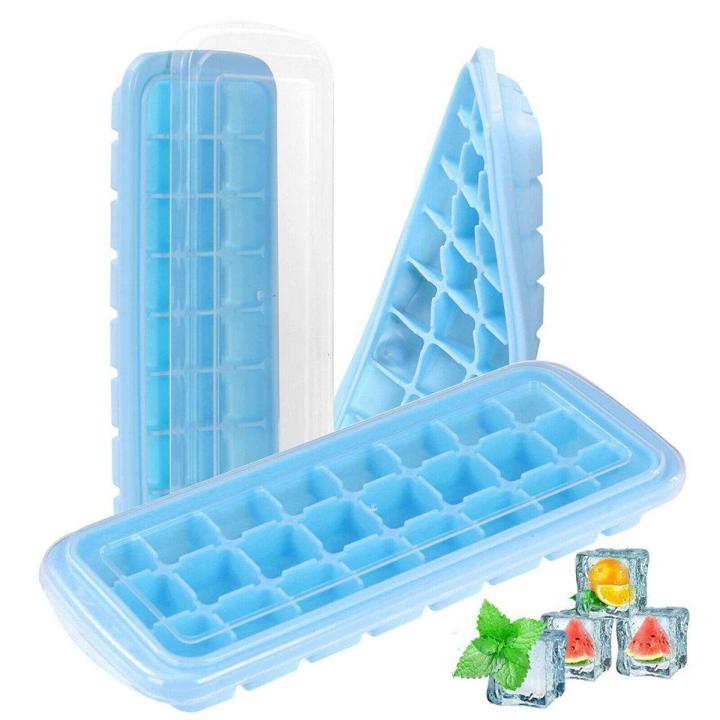 Silicone Ice Cube Tray 24 Cavity Ice-Making Box | Daraz.com.bd