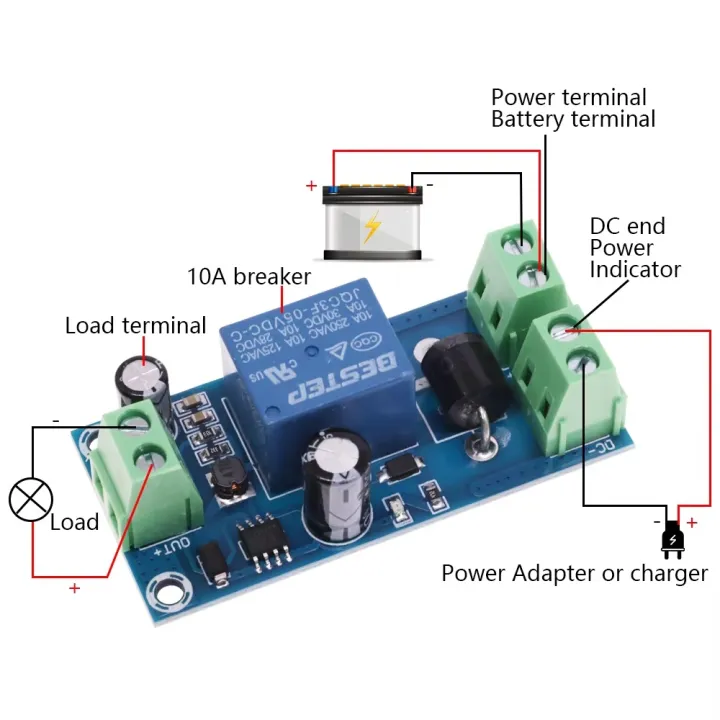 Standby Battery YX850 Lithium Battery Module 5V 48V Automatic Switching ...