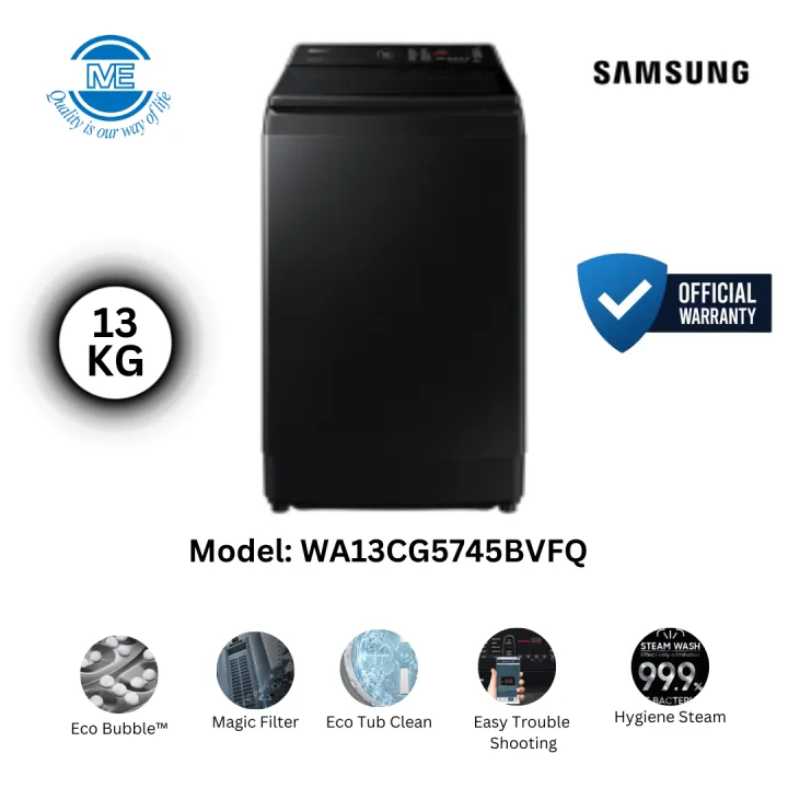 SAMSUNG 13 KG Top Loading Washing Machine with VRT Plus™ Technology ...
