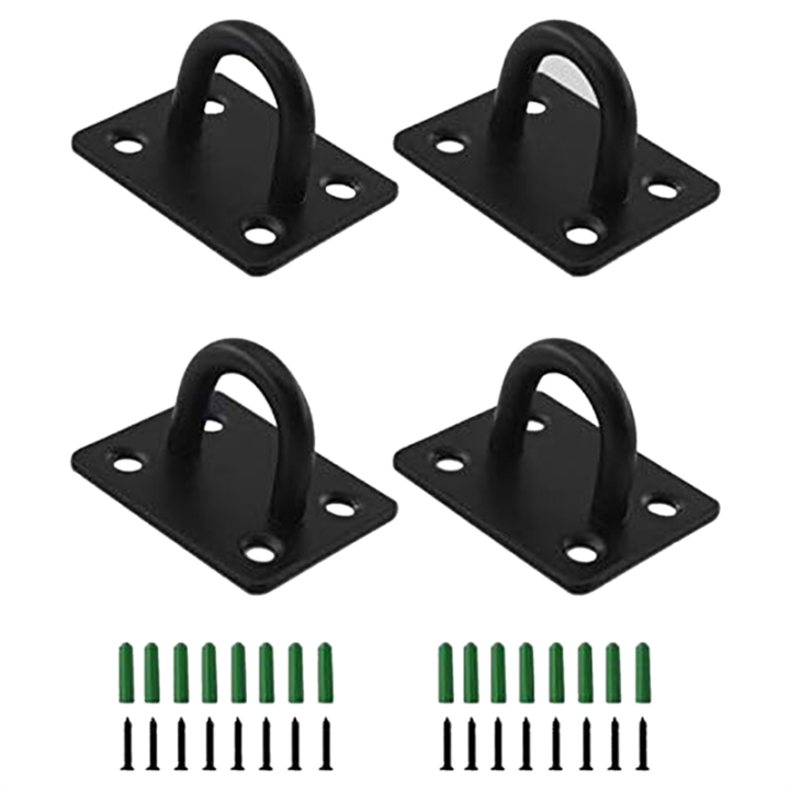 Pad Eye Plate U Hooks Heavy Duty Wall Mount Ring Hooks Marine Hanging ...