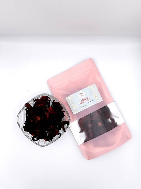Natural Pure Popular Dark Red Dried Roselle Hibiscus Flower Herbal Tea-20G | Daraz.com.bd
