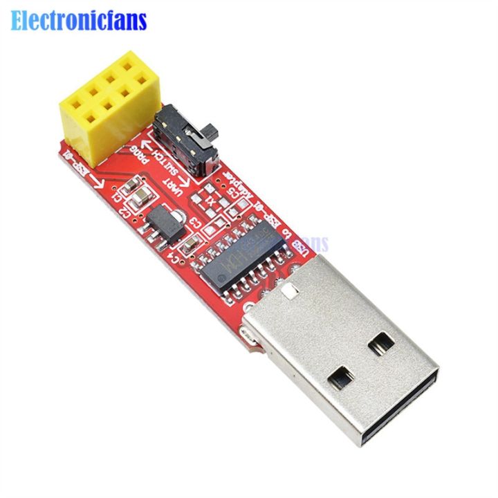 USB to ESP8266 ESP-01 Wi-Fi Adapter Module w/ CH340G USB to TTL Driver ...