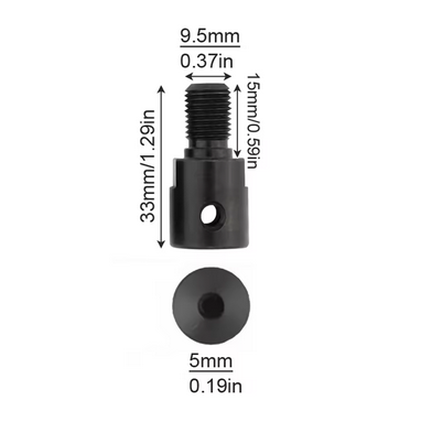 3/8-24UNF Threaded Connecting Rod 5 MM Inner Diameter Miniature Drill ...