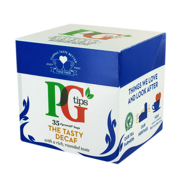 PG tips Decaf 35 Pyramid Caffeine Free Tea bags | Daraz.com.bd