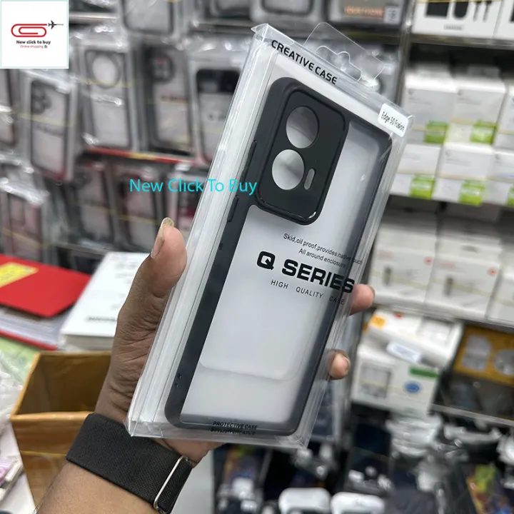 For Motorola Moto G85 Mobile Cover Electroplating Acrylic Back ...