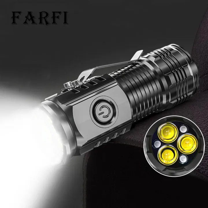 Waterproof Flashlight High Lumens Rechargeable Led Flashlight for ...