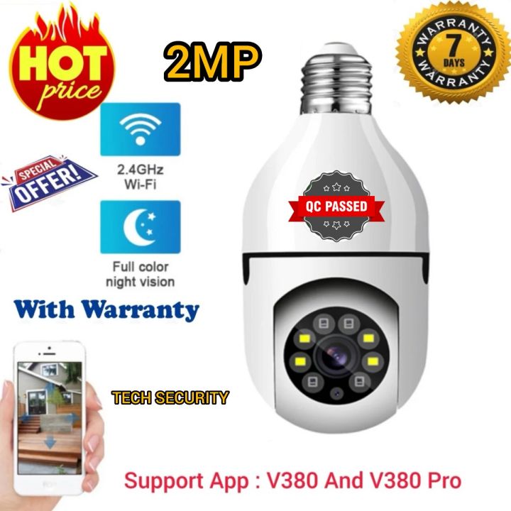 V380 PTZ 1080P WIFI IP Camera 360 Degree Rotation Night Vision Two-Way ...