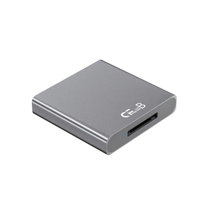 CFexpress Type B Card Reader USB3.1 10Gbps Type B CFexpress Card Reader Adapter Gray for CFE ...