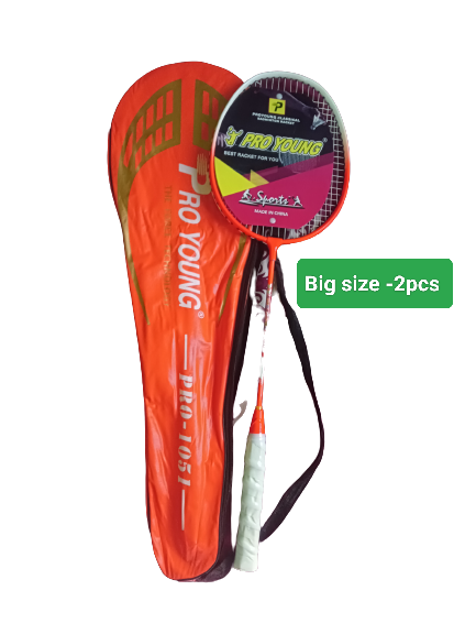 PRO YOUNG Badminton bat, Racket sports. 2pcs | Daraz.com.bd