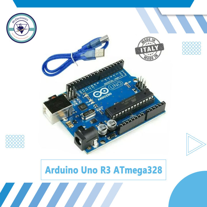 Best Quality Arduino Uno R3 Development Board Microcontroller Based On ATmega328 With USB Cable ...