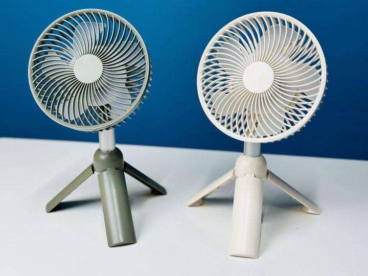 AZEADA PD-F27 Rechargeable Fan With Tripod Stand- White Color | Daraz ...