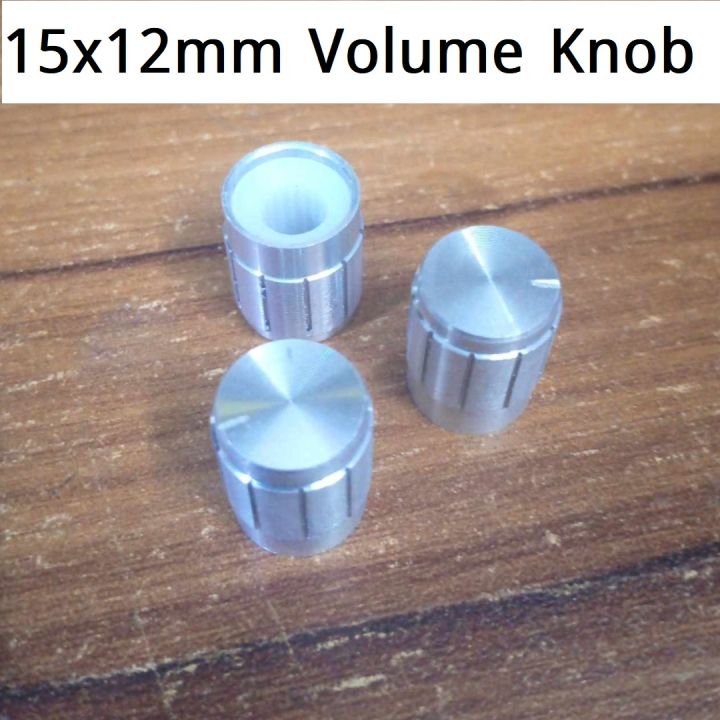 3Pcs - 15mm Amplifier Knob 15x12mm Aluminium Alloy Potentiometer Knob ...