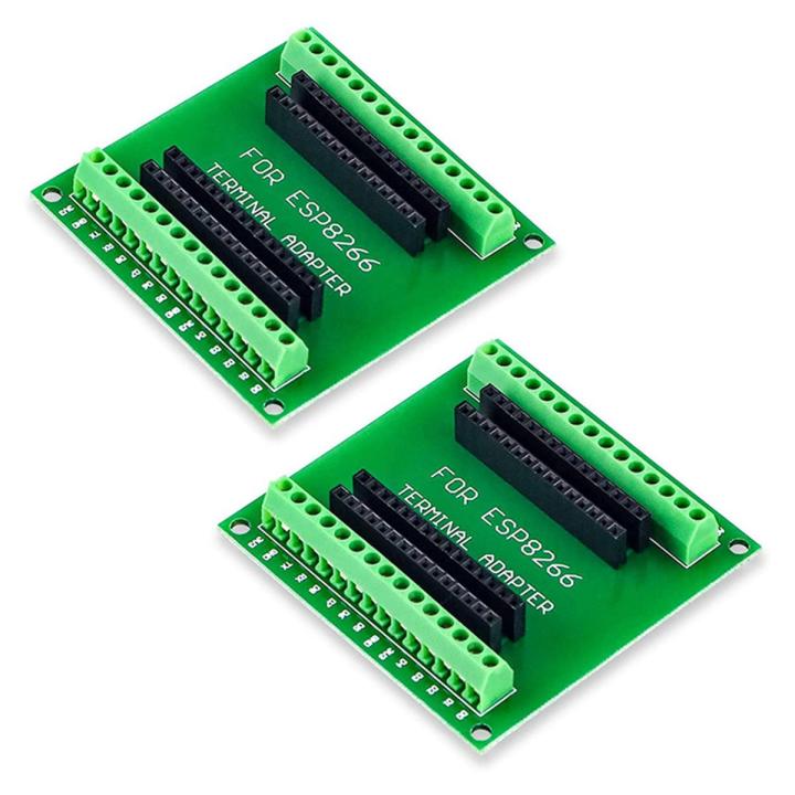 Zoroom 2pcs Esp8266 Breakout Board Gpio 1 Into 2 For Esp8266 Esp 12e Nodemcu Development Board